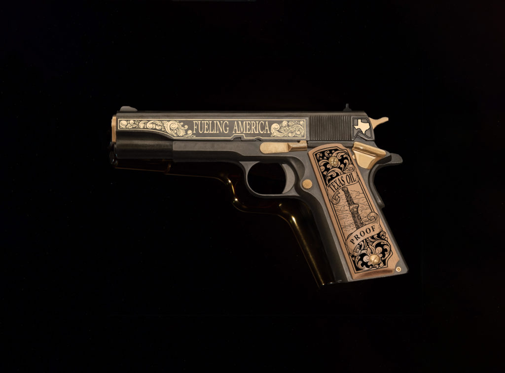 Black Gold Pistol – American Legacy Firearms | Custom Engraved Firearms