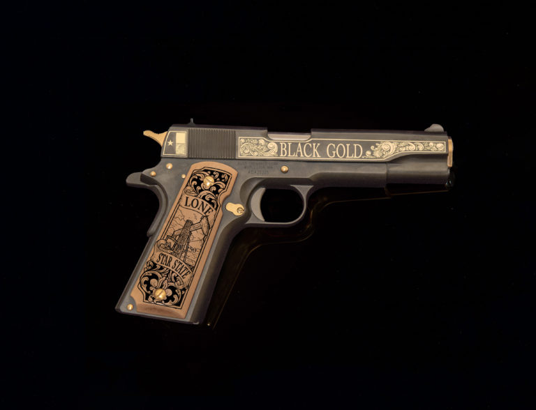 Black Gold Pistol – American Legacy Firearms | Custom Engraved Firearms